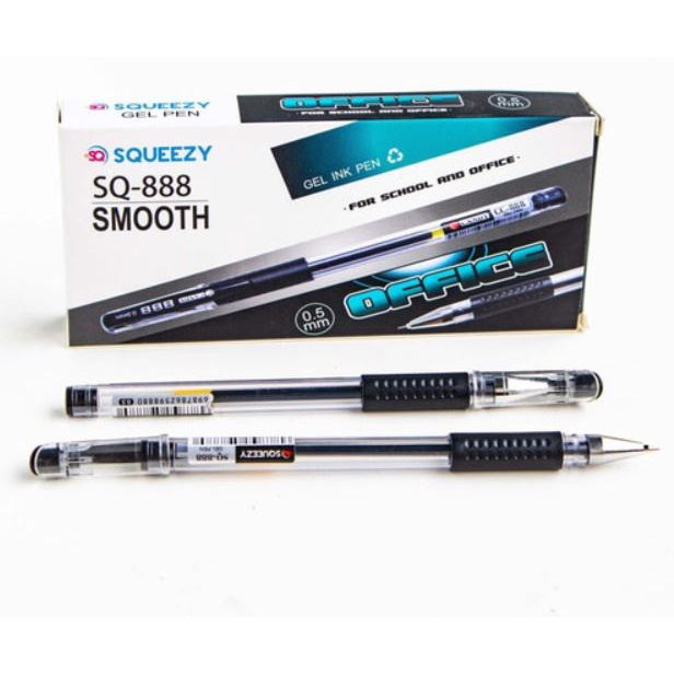 Jual (12pcs) PULPEN GEL MURAH / BOLPEN GEL / GEL PEN YOEKER YK 007 ...