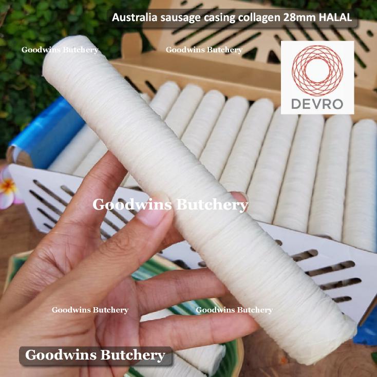 Jual DEVRO Australia sausage casing collagen edible Halal certified ...
