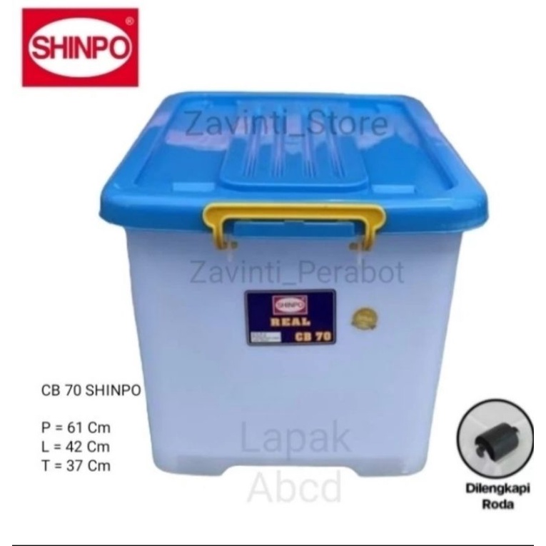 Jual KOTAK PENYIMPANAN - BOX PLASTIK - BOX CONTAINER CB 70 REAL SHINPO ...