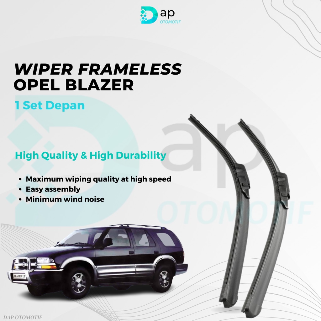 Jual Wiper Opel Blazer Frameless 1 Set Depan (2 Pcs) | Shopee Indonesia