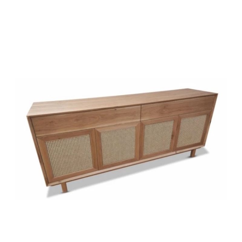 Jual MEJA BUFET MINIMALIS ELIZABETH BUFFET RATTAN | Shopee Indonesia