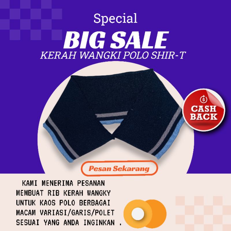 Jual RIB KERAH WANGKI POLO SHIR-T | Shopee Indonesia