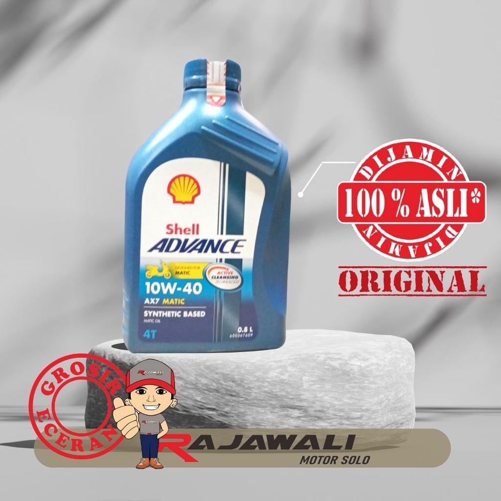 Jual SHELL ADVANCE AX7 MATIC 0.8L 10W-40 ( HARGA PROMO ) | Shopee Indonesia