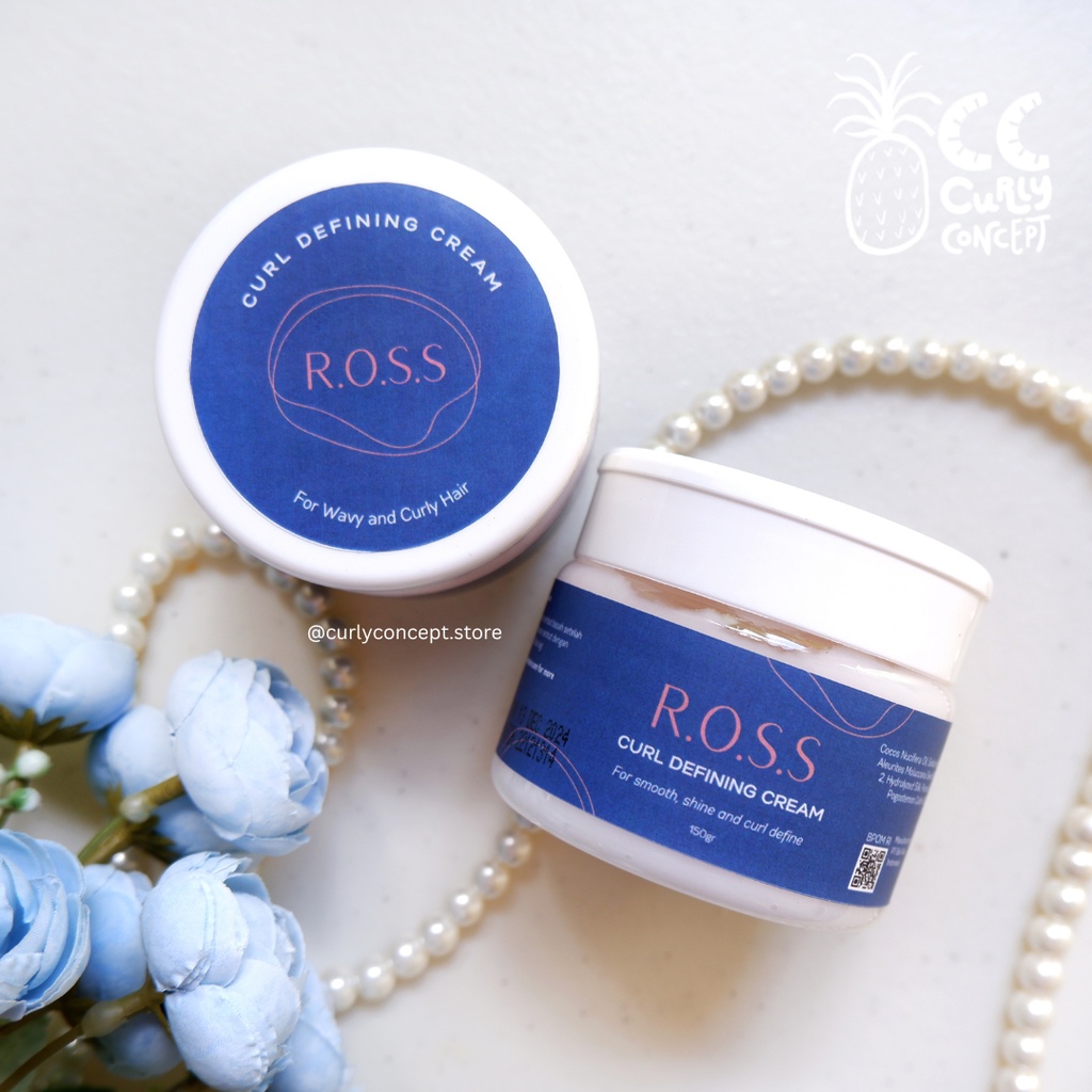 Jual ROSS - Curl Defining Cream untuk rambut keriting | Shopee Indonesia
