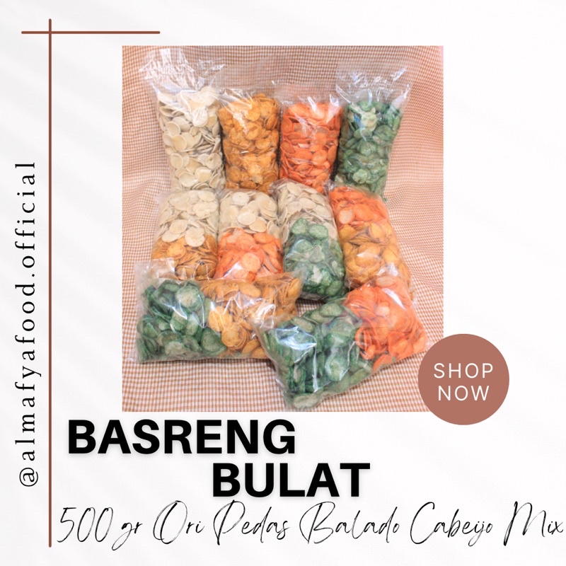 Jual Almafya Food - Basreng Bulat Baso Goreng 500 Gram Kiloan | Shopee ...