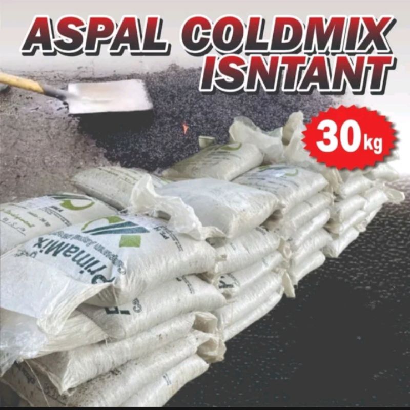 Jual ASPAL COLDMIX INSTANT 30 KG ( ASPAL DINGIN) | Shopee Indonesia