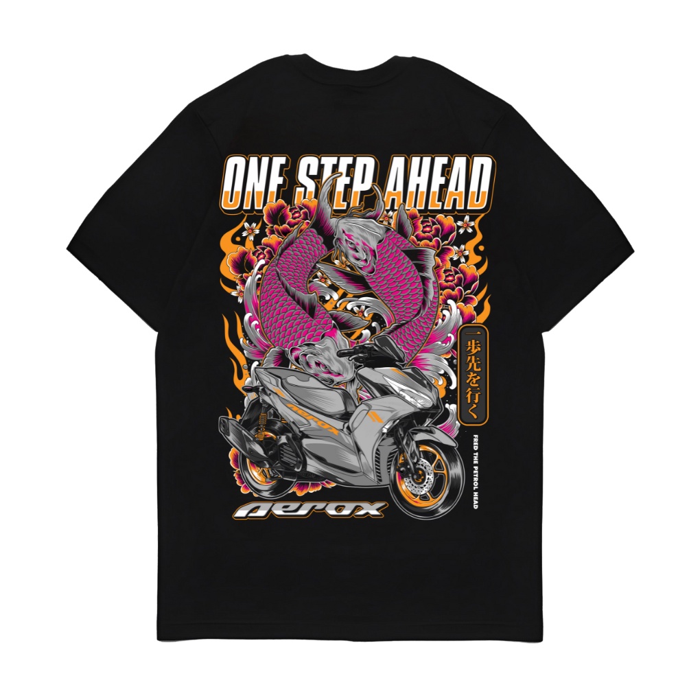 Jual Tshirt Motor Kaos Baju Atasan Yamaha Aerox FTPH Original Pria Wanita Unisex Terbaru Murah ...