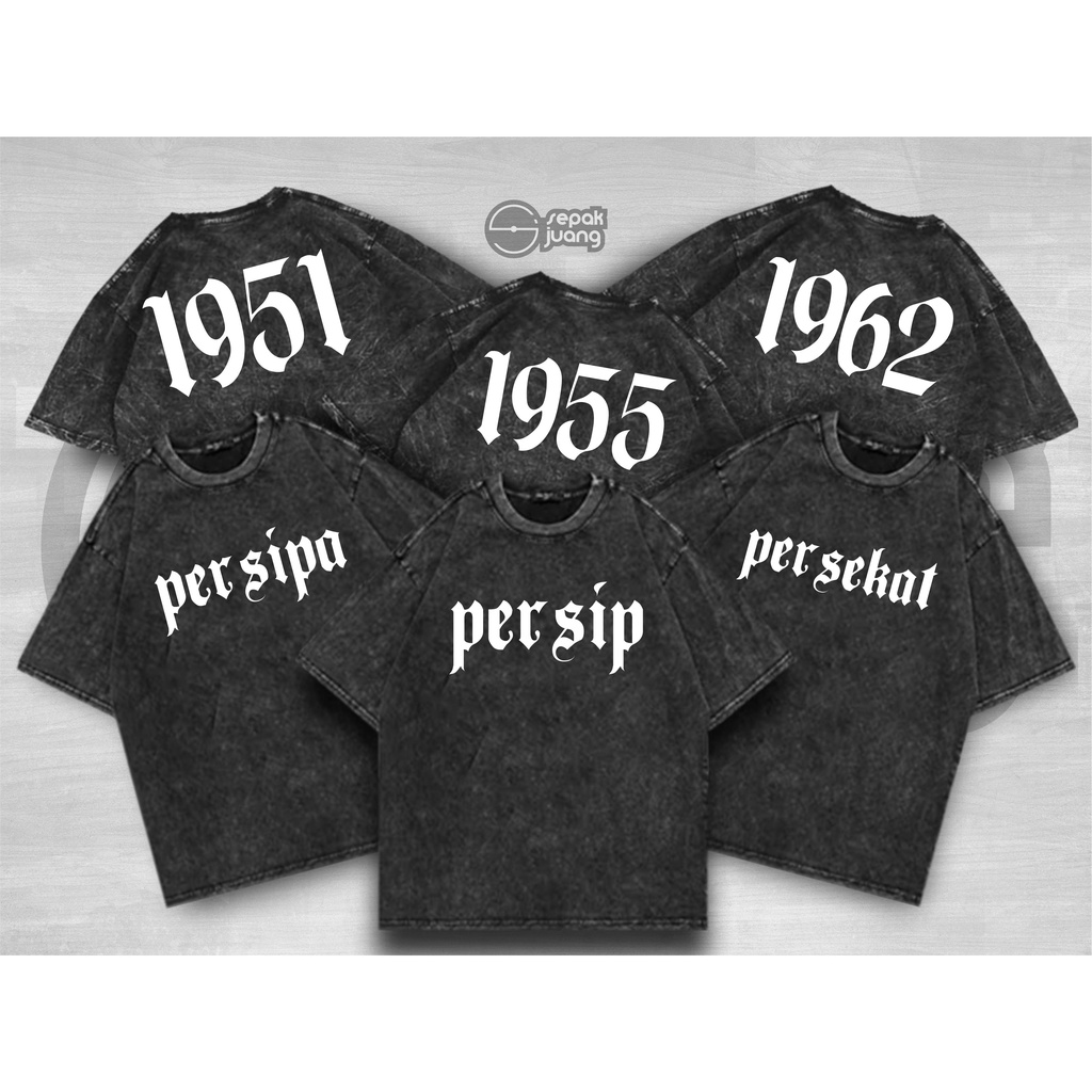 Jual Kaos Oversize Wash Persip Pekalongan, Persipa Pati, Persekat Tegal ...