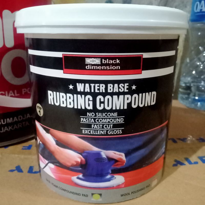 Jual Rubbing compound waterbase black dimension | Shopee Indonesia