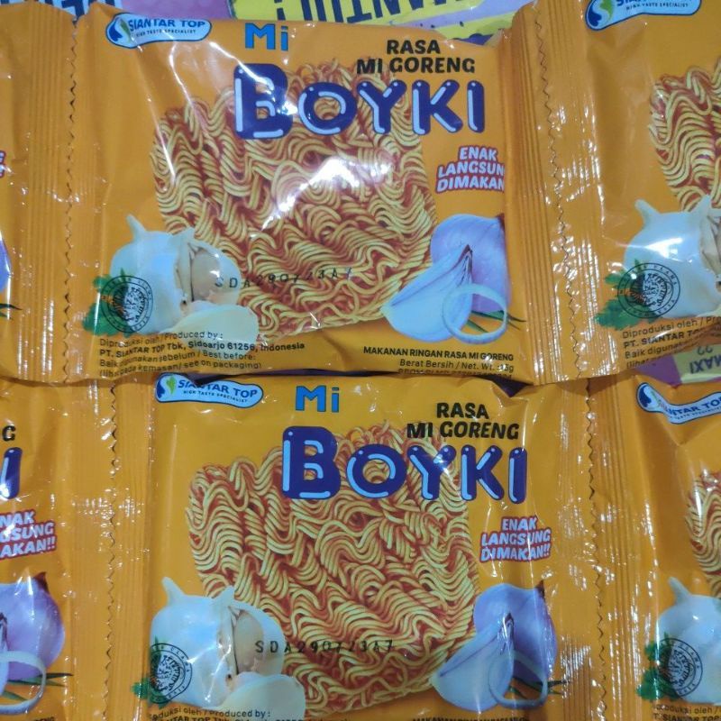 Jual mie boyki jajanan jadul mie goreng Boyki isi 10 | Shopee Indonesia