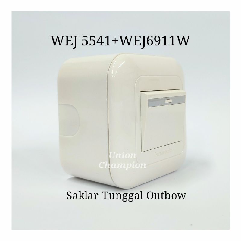 Jual Saklar Tunggal/Engkel OUTBOW PANASONIC Wide Series WEJ5541/5531 ...