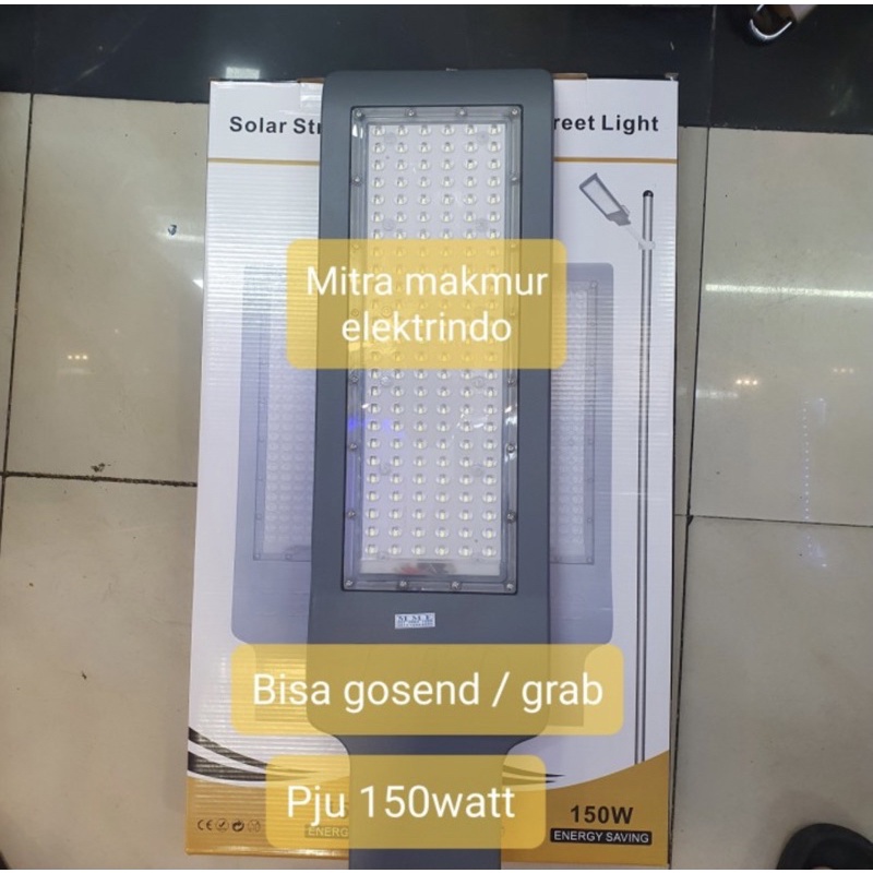 Jual lampu pju led 150w slim / lampu jalan 150watt led putih super ...