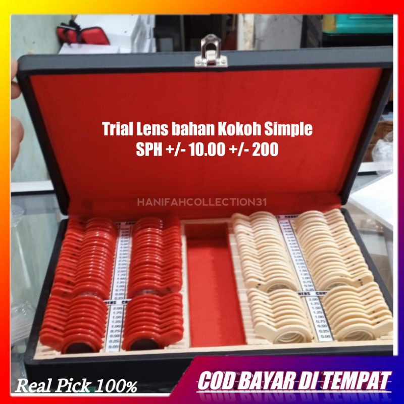 Jual Trial Lens Set Bahan Kayu Kokoh dan Simple 10 Dioptri Free Black ...