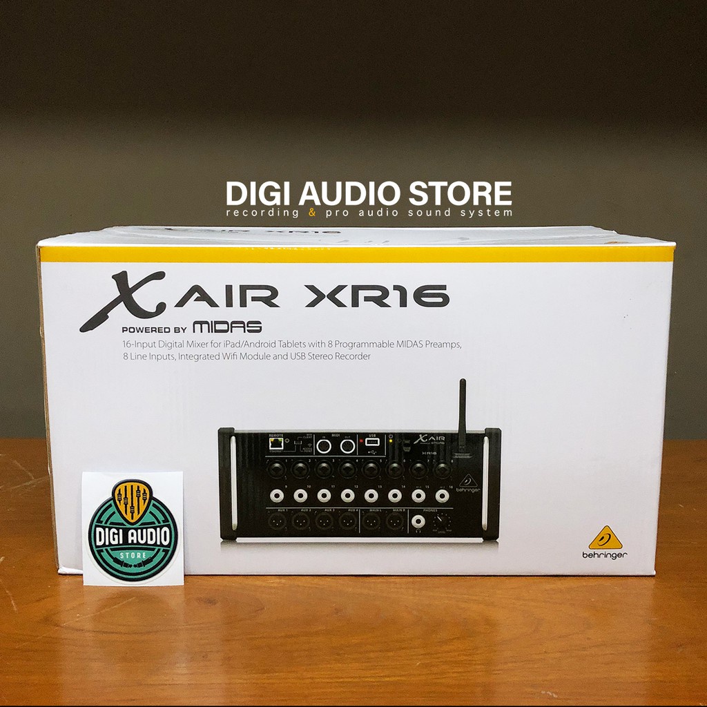 Jual Digital Audio Mixer Behringer X-Air XR16 - 16 Channel dengan USB Audio Interface & Wifi ...