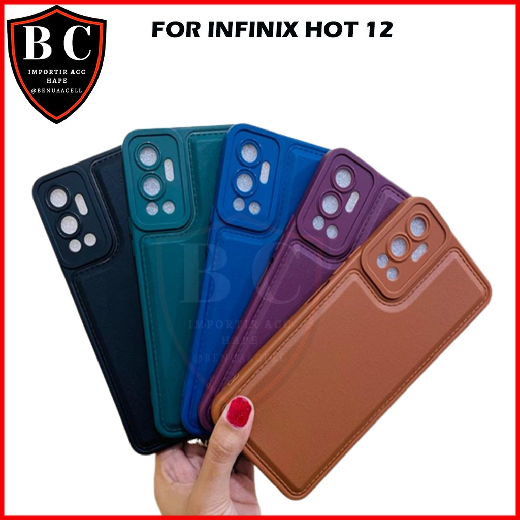 Jual CASE INFINIX HOT 12 - CASE LEATHER PRO INFINIX HOT 12 HOT 12 PLAY ...