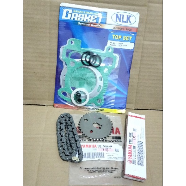 Jual Rantai keteng+gigi sentrik+top set Yamaha Xeon rc Xeon karbu 44D ...
