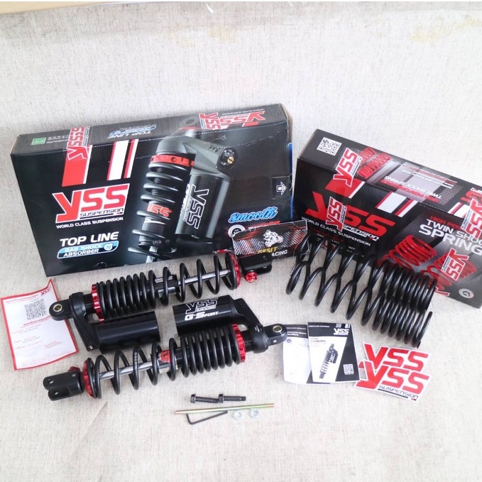 Jual Shock YSS XMAX 250 G Sport Black Series 350mm Yamaha Shockbreaker ...