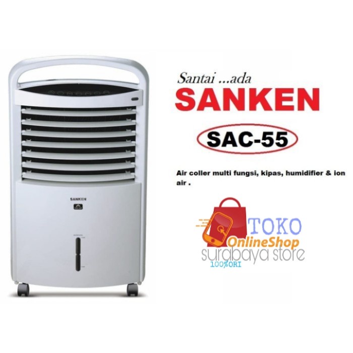 Jual SANKEN AIR COOLER SAC 55 PENYEJUK UDARA AC PORTABLE | Shopee Indonesia