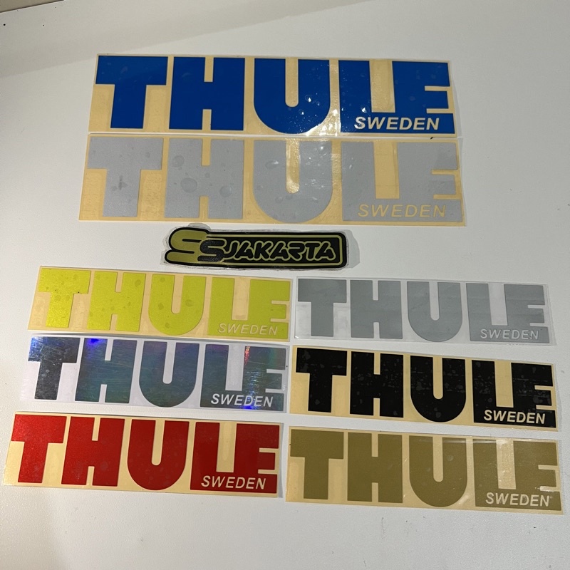 Jual STICKER THULE STIKER ROOF RACK ROOF BOX CUTTING | Shopee Indonesia