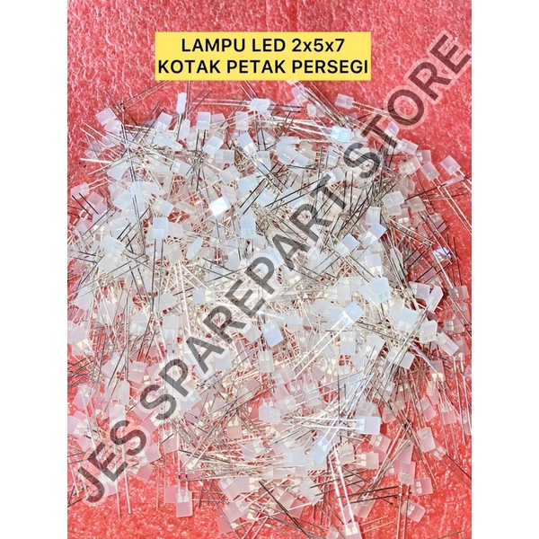 Jual LAMPU LED KOTAK PERSEGI BOLAK BALIK 2X5X7 | Shopee Indonesia