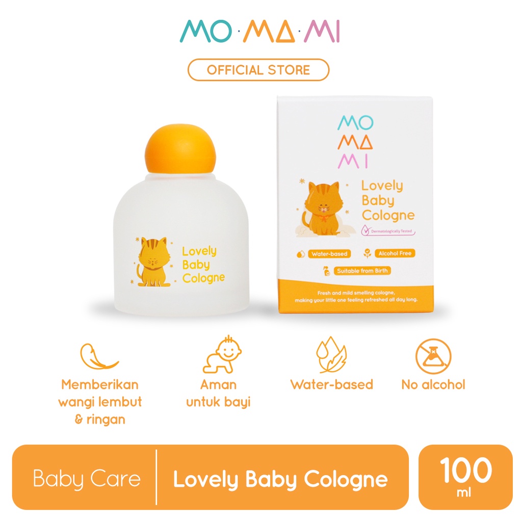 Jual Momami Lovely Baby Cologne 100ml | Shopee Indonesia