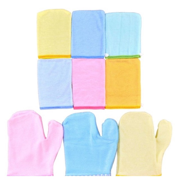 Jual 1 LUSIN Waslap Kotak Jari, Waslap Bayi / Washlap mandi bayi ...