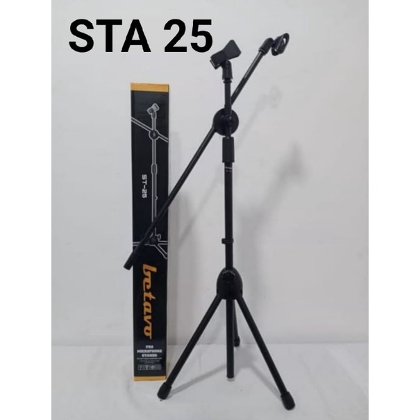 Jual stand mic tinggi stand mic lantai stand mic berdiri BETAVO ST 25 tripod mic lantai tripod ...