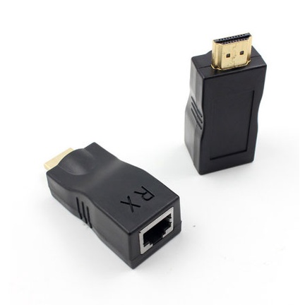 Jual HDMI Extender 30M RJ45 Lan Cat6 HDMI HDTV Extension Rj45 LAN 30 ...