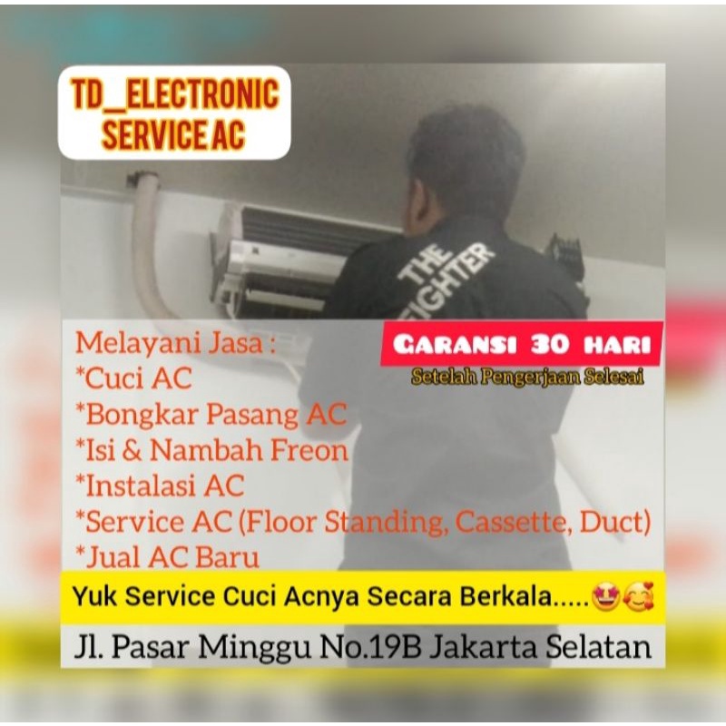 Jual Jasa Service Cuci AC (Split, Floor Standing dan Cassette) | Shopee ...
