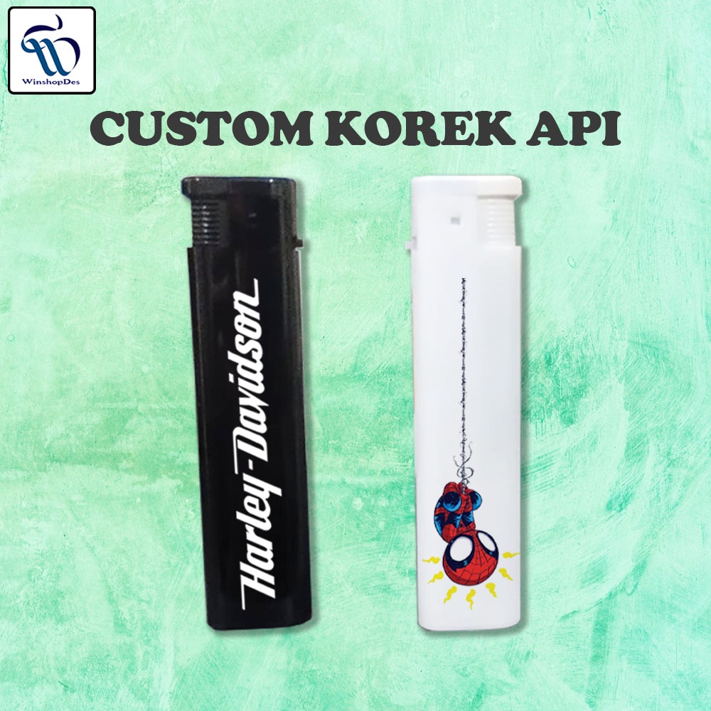 Jual Custom Cricket Korek Api Lighter Promosi Cetak UV Print Warna ...