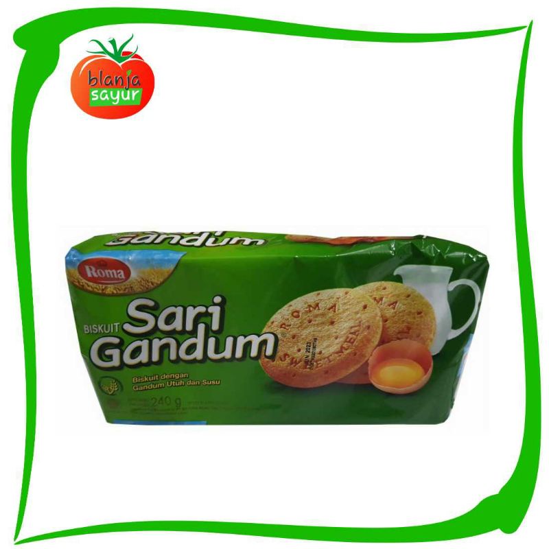 Jual Roma Biskuit Sari Gandum Family Pack 240gr | Shopee Indonesia