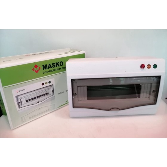 Jual Masko Box Mcb 9 - 12 Grup With Lamp 9812L / Alat Listrik Murah ...