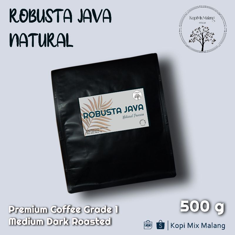 Jual Premium Coffee Robusta Java 500g - Kopi Mix Malang | Shopee Indonesia