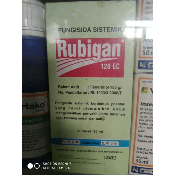 Jual obat pertanian fungisida rubigan 120EC lama | Shopee Indonesia