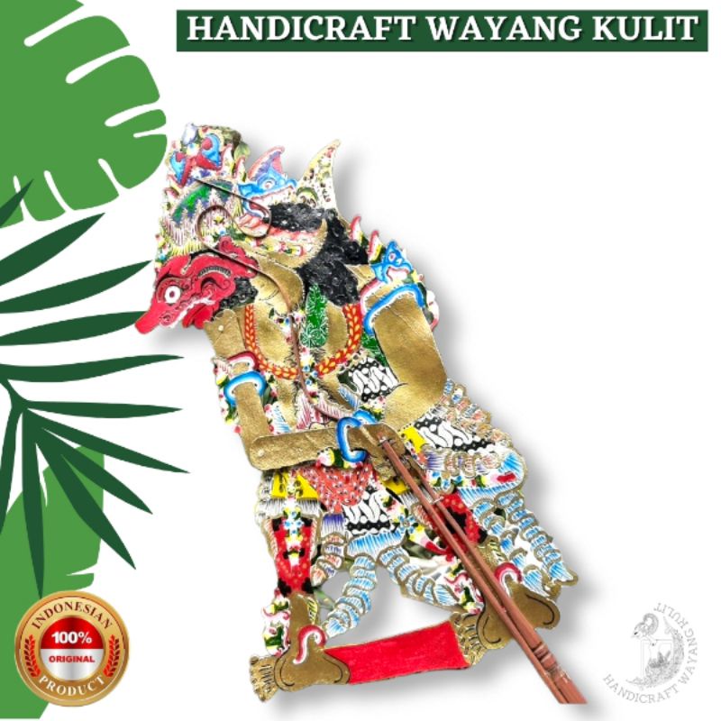 Jual Wayang Kulit Buto Dasamuka / Rahwana Ukuran 60cm Standar Dalang ...