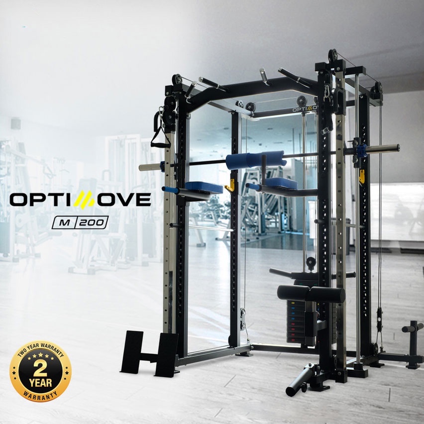 Jual Optimove M-200 Home Gym - Cable Crossover - Smith Machine - Squat ...