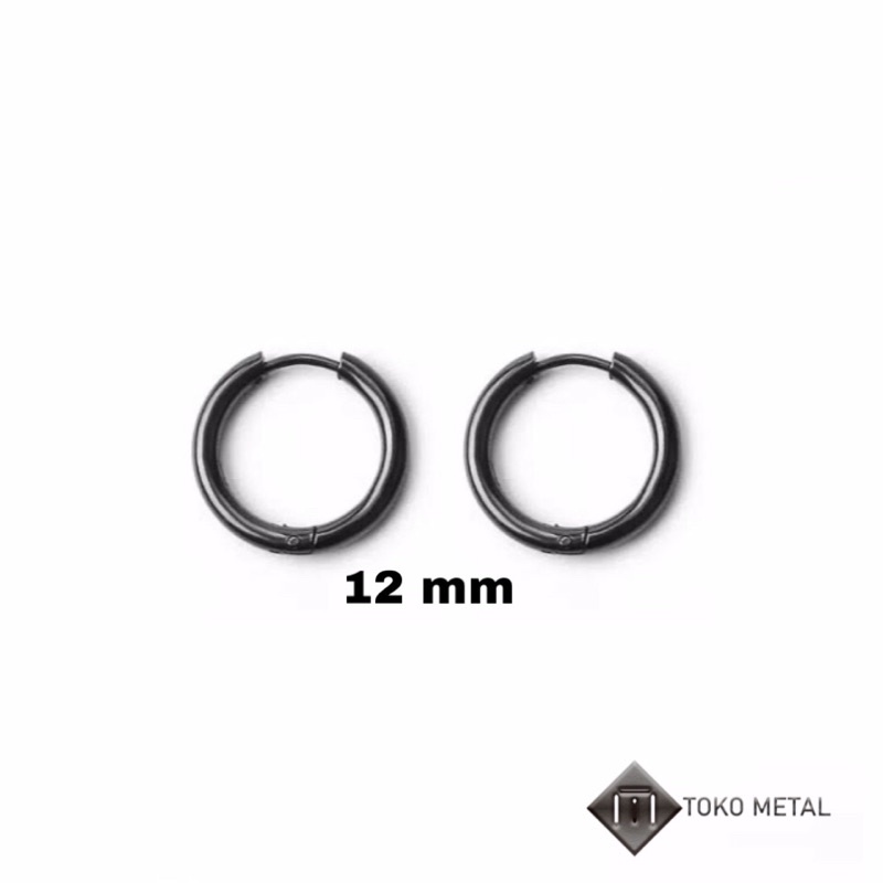 Jual Anting Hoop 100% Titanium Pria Dan Wanita 10mm, 12mm & 14mm[ Toko ...