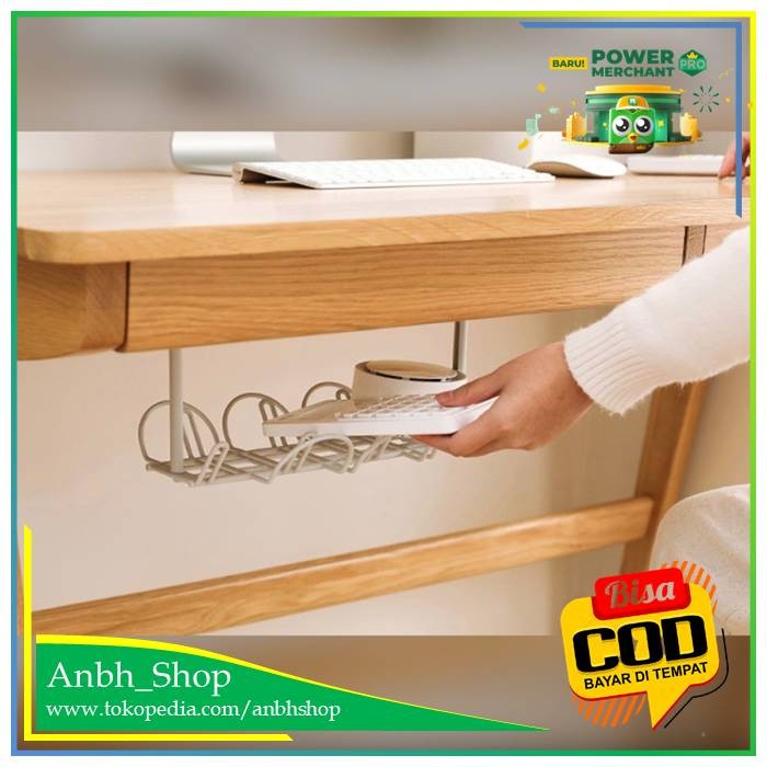 Jual Rak Kabel Under Desk Cable rak Bawah Meja Penyimpanan kabel ...