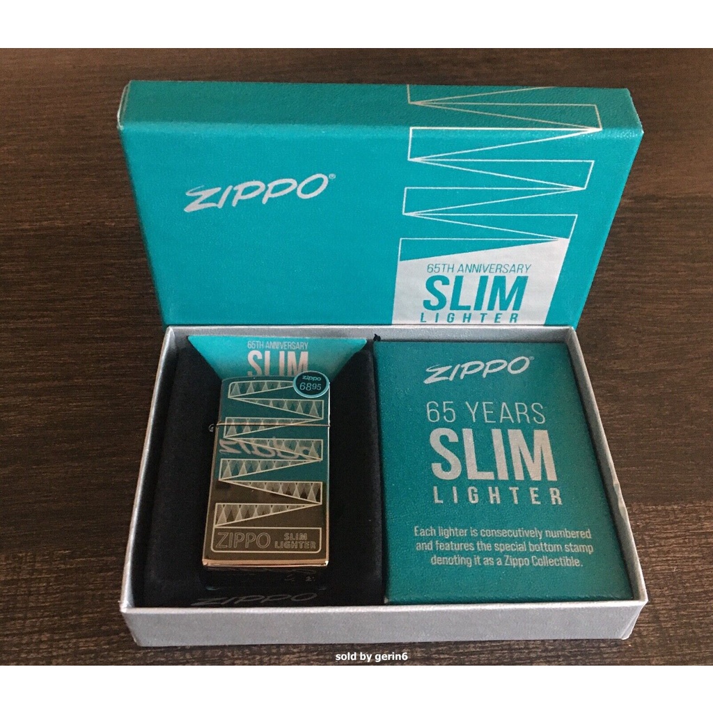 Jual Zippo Slim Limited Edition 65th Anniversary of the Slim Lighter 49709 | Shopee Indonesia
