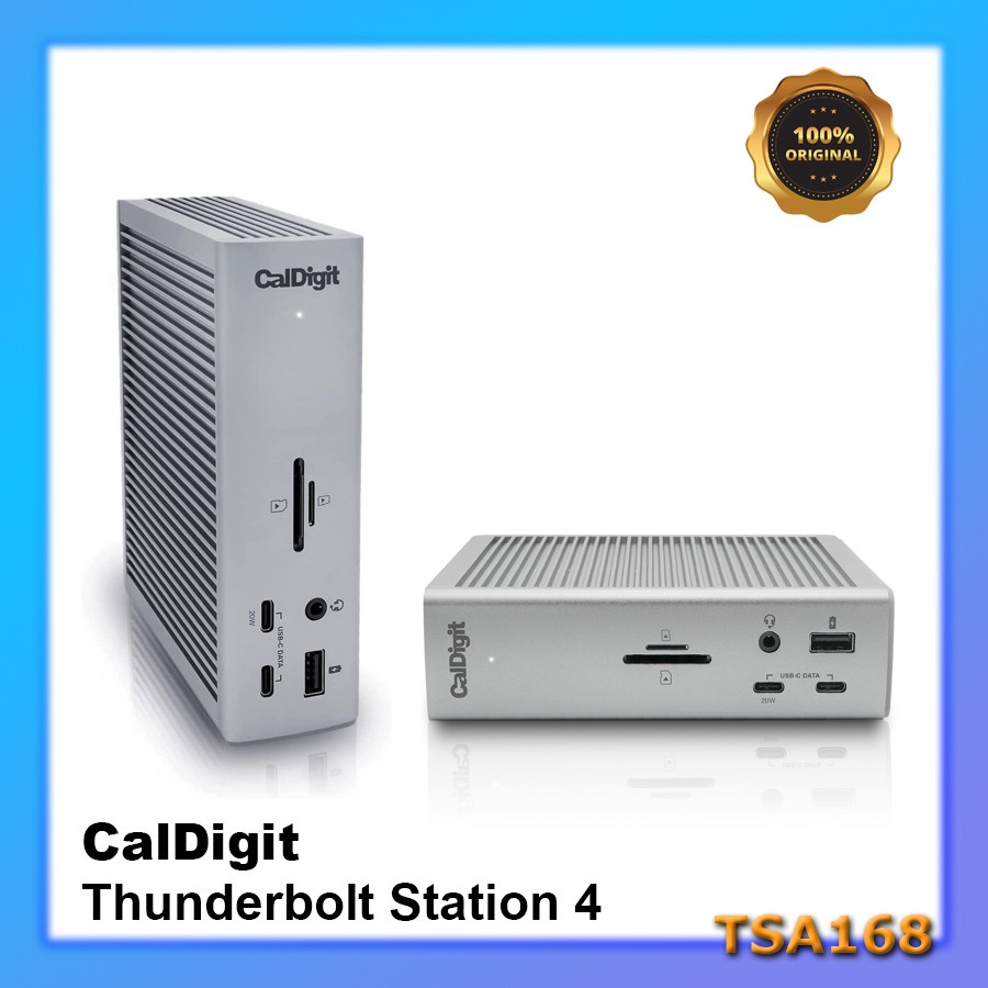 Jual CalDigit TS4 Thunderbolt Station 4 98W 18Ports 2.5Gb Better Than ...