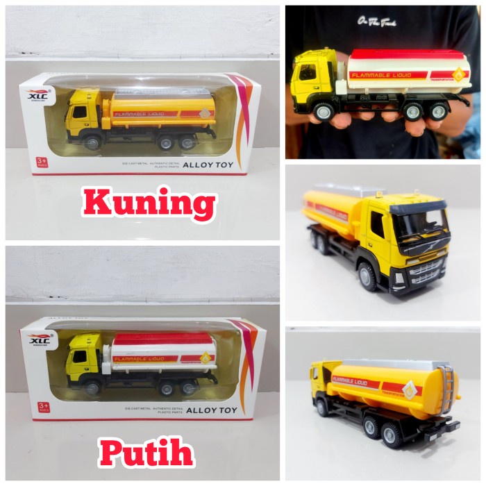 Jual Diecast Truk Tanki Alloy - Mainan Miniatur Truck Tangki Mobil Anak ...