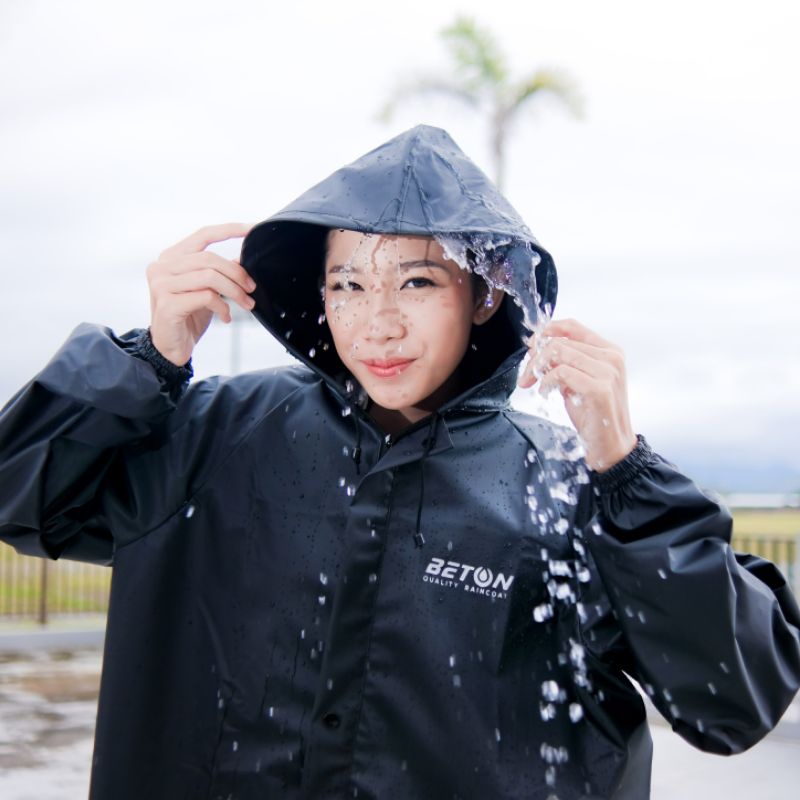 Jual JAS HUJAN RAINCOAT PRIA WANITA DEWASA MEREK BETON BAHAN PVC 025 ...