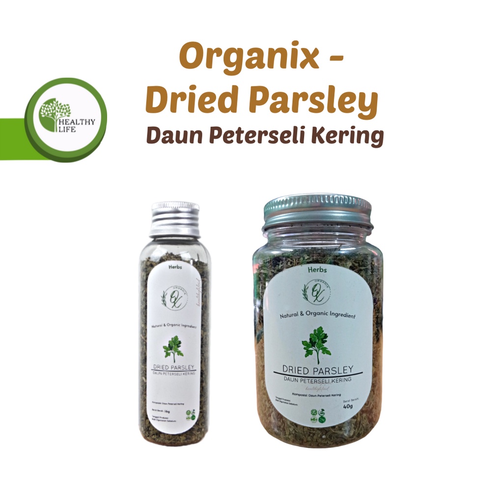 Jual Organix - Dried Parsley / Daun Peterseli Kering 16 gr / 40 gr ...