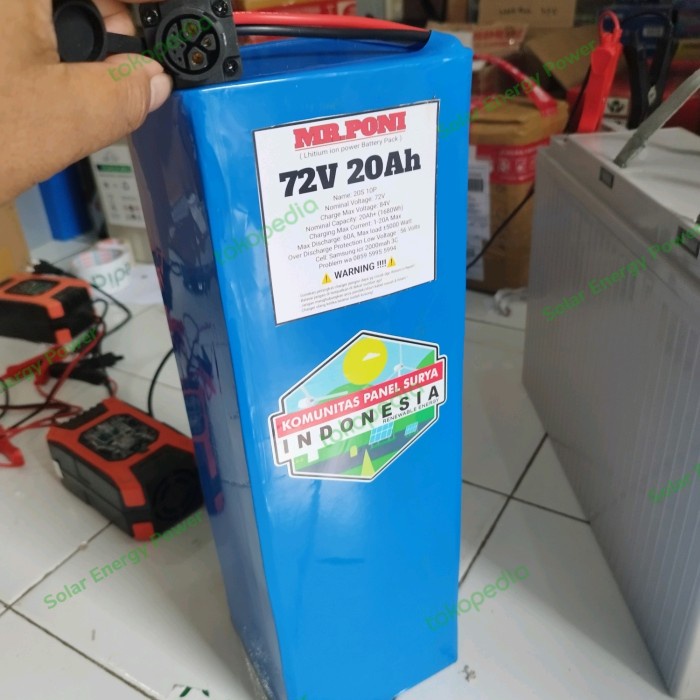 Jual Custom Battery Gesits Lithium Motor Listrik 72v 20Ah 40Ah 50Ah ...