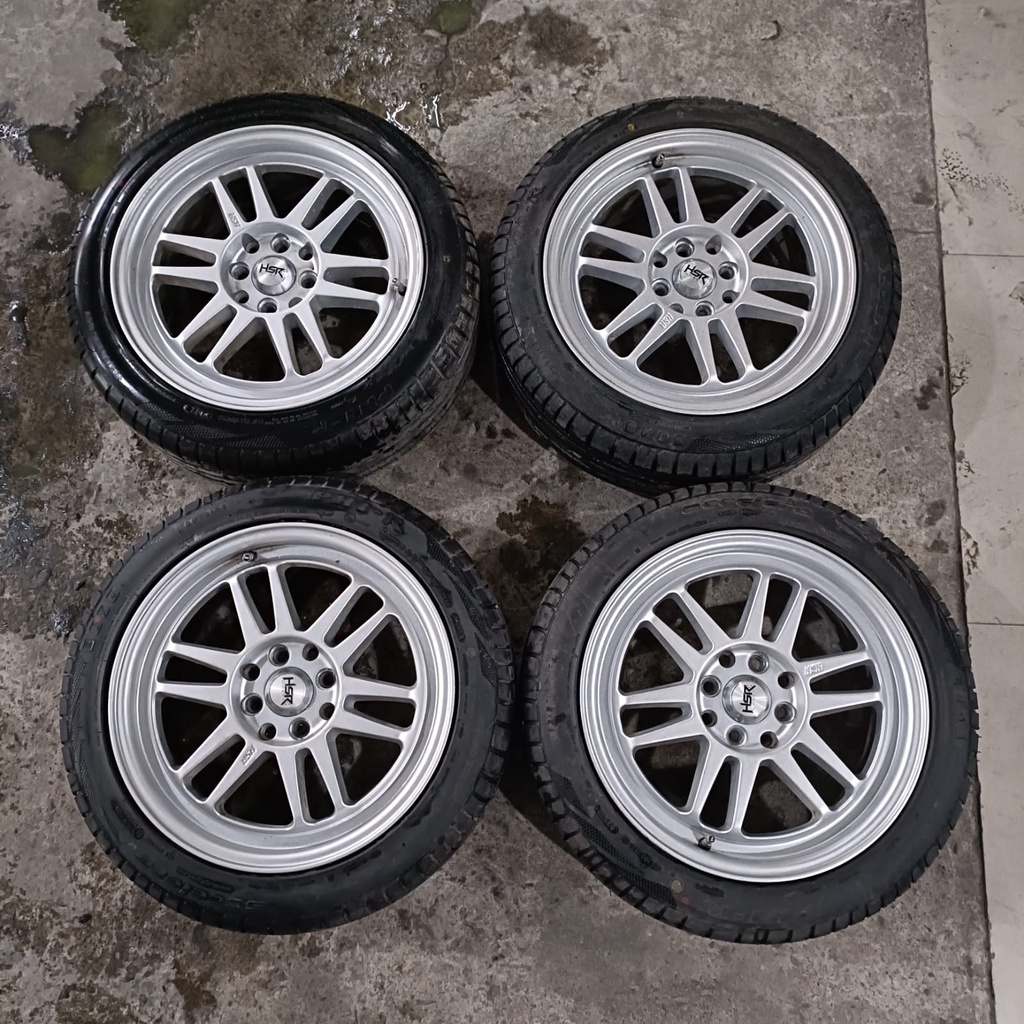 Jual VELG MOBIL SECOND BOROKO BLY HSR RING 16 LEBAR 7 PCD 8X100/114,3 + BAN PHI 195 50 R16 ...