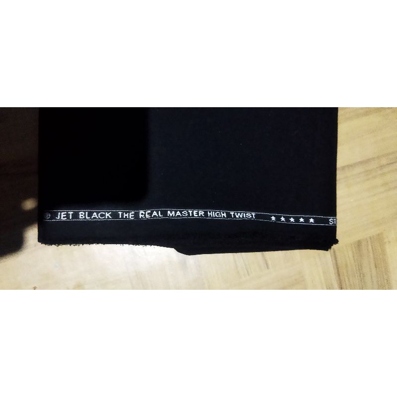 Jual kain hitam pekat jetblack kain jas bahan kain celana bahan kain ...