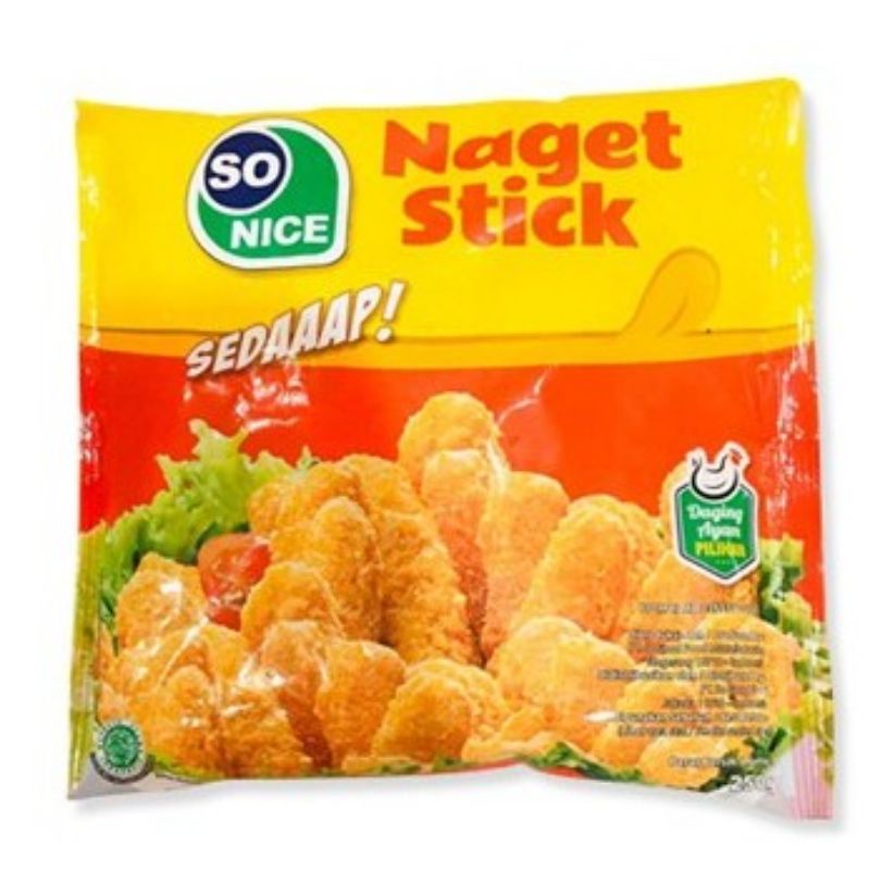 Jual SO NICE Naget Stick 250 gr | Shopee Indonesia