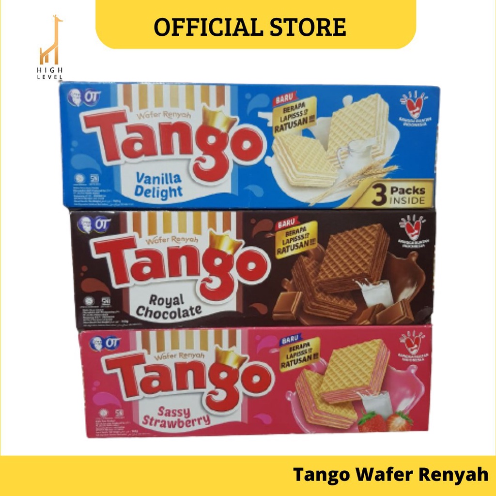 Jual Wafer Tango Tanggo Kemasan Kotak isi 163 gr | Shopee Indonesia