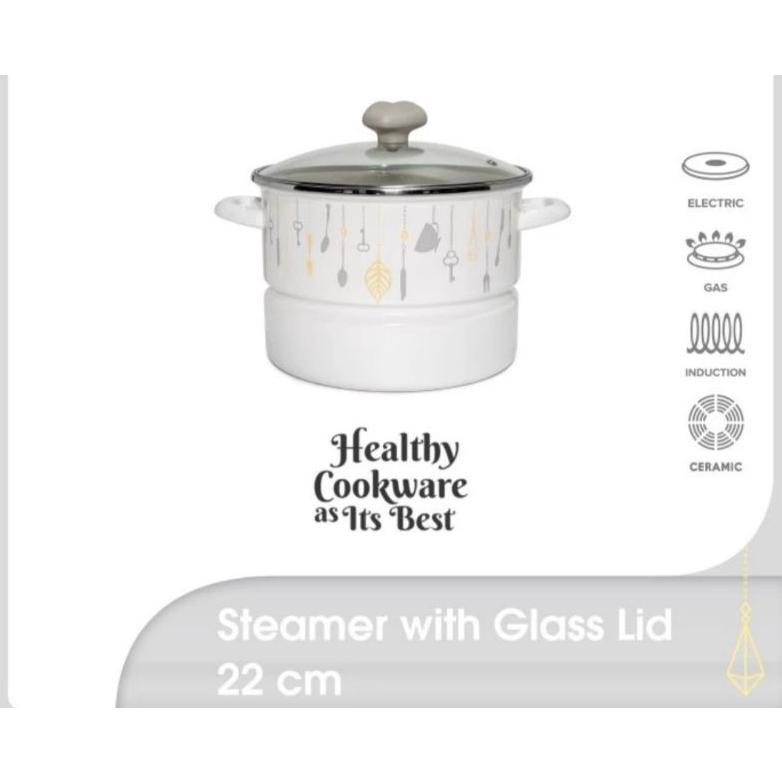 Jual PRODUK- CHEFINA CHANDELIER STEAMER PANCI MASAK DANDANG 22 CM ...
