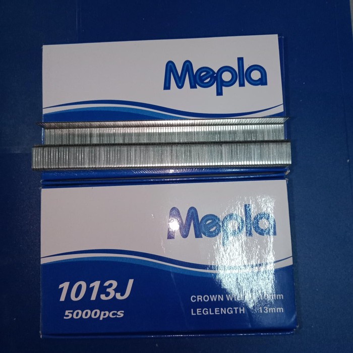 Jual Isi Staples Paku Tembak Angin 1013J Isi 5000 Pcs 13mm Mepla ...